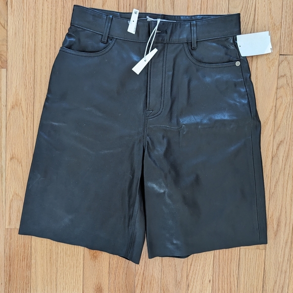 Frame Denim | Shorts | Frame Leather Shorts | Poshmark